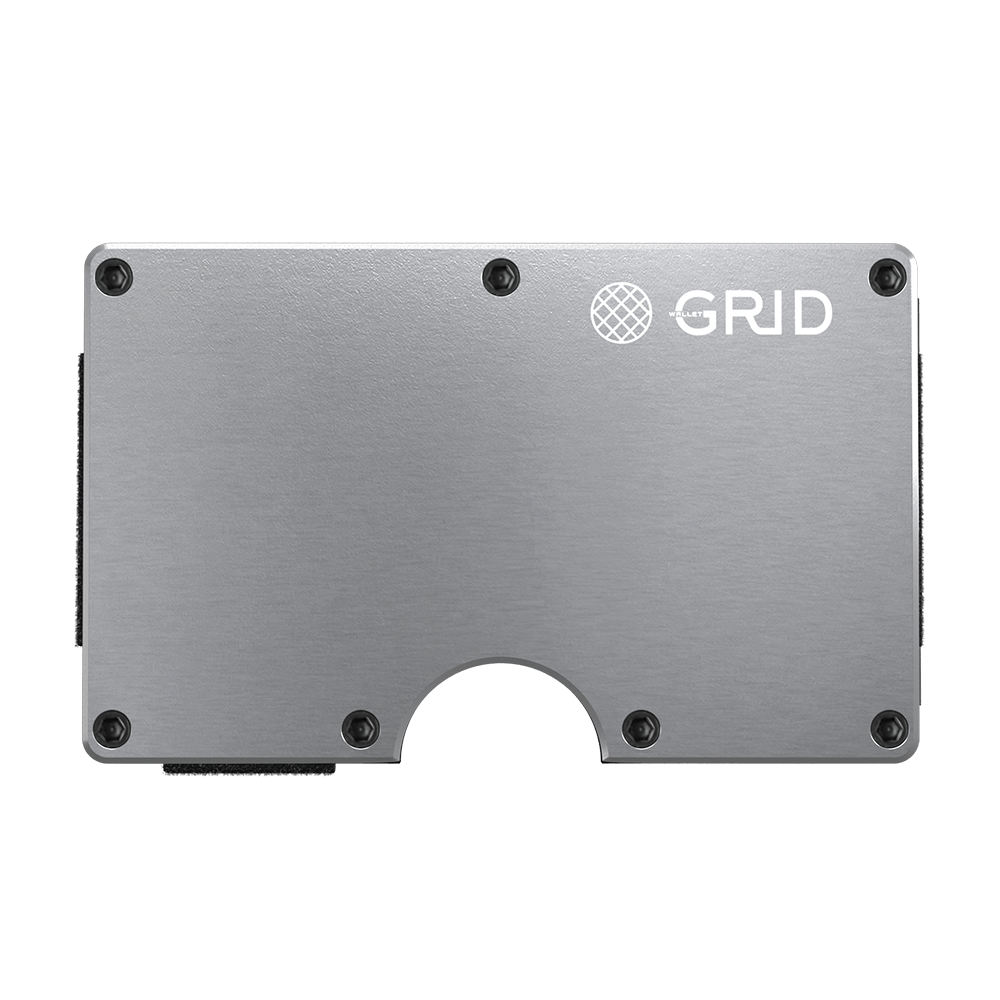 Aluminum Wallet | Aluminum Wallet with Money Clip – GRID Wallet
