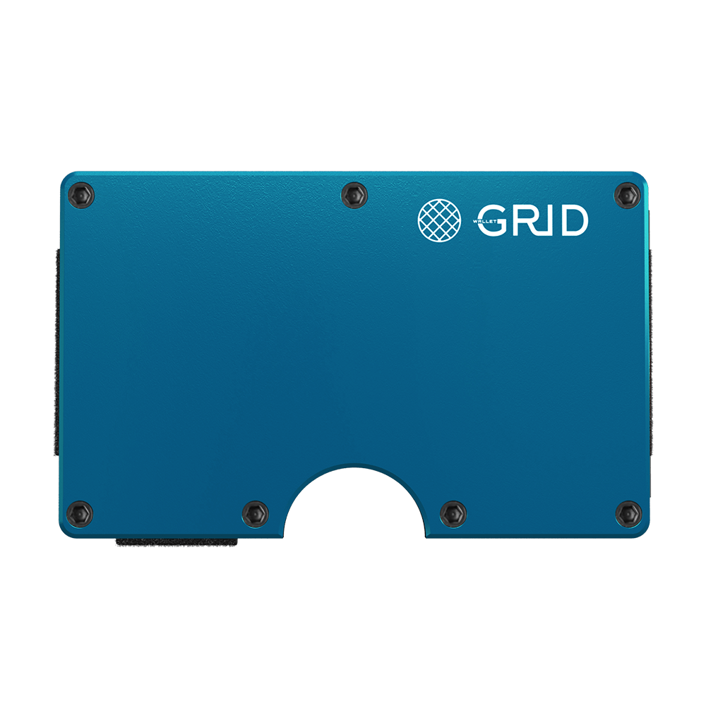 Aluminum Wallet | Aluminum Wallet with Money Clip – GRID Wallet